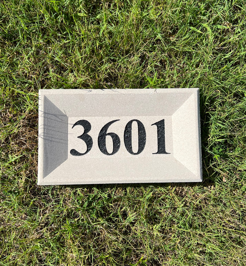 Address number block- 9x15 – Conway Precast
